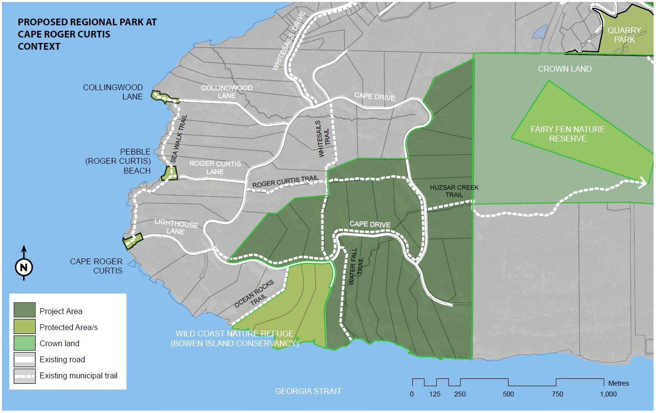 Metro Vancouver Regional Park at Cape Roger Curtis - Bowen Island ...