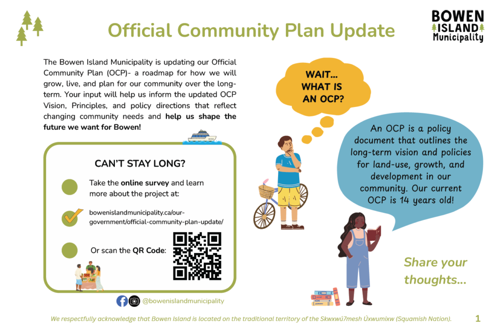 Official Community Plan Update - Bowen Island Municipality